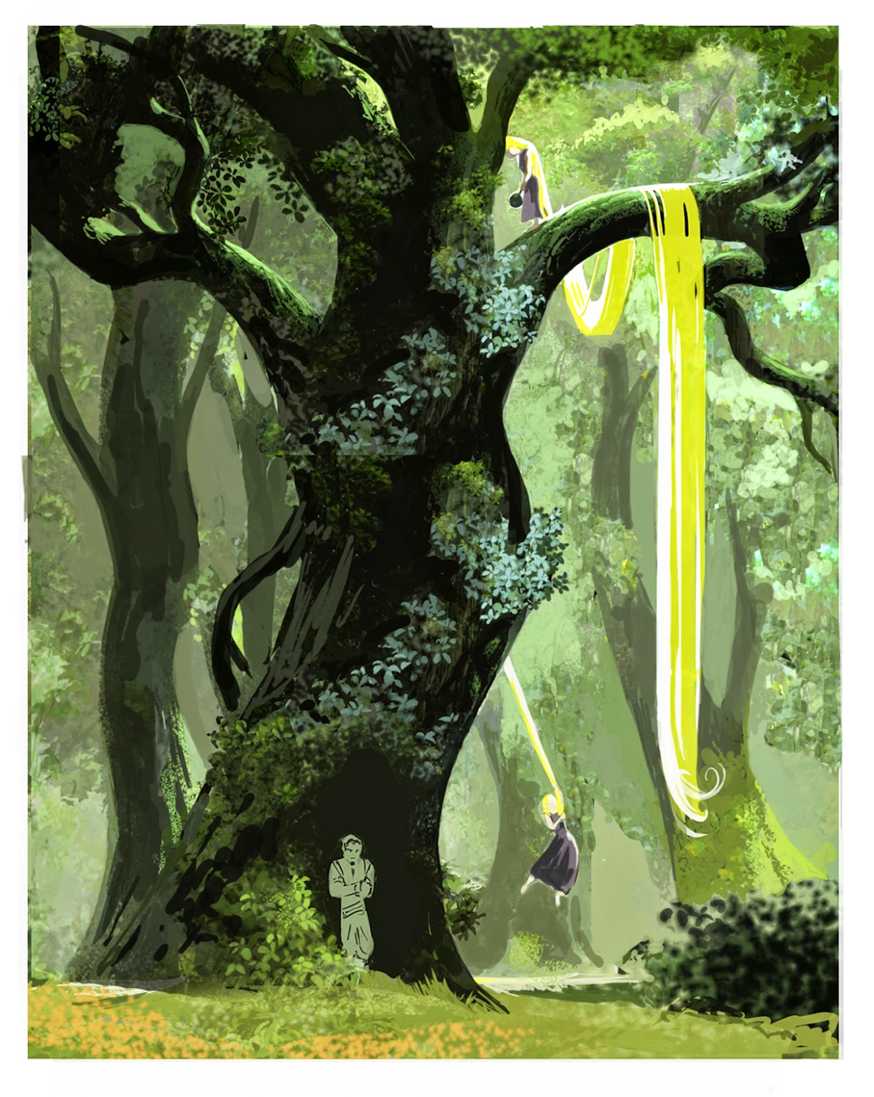 the art of kevin nelson: some forgotten Tangled visdev pieces with ...