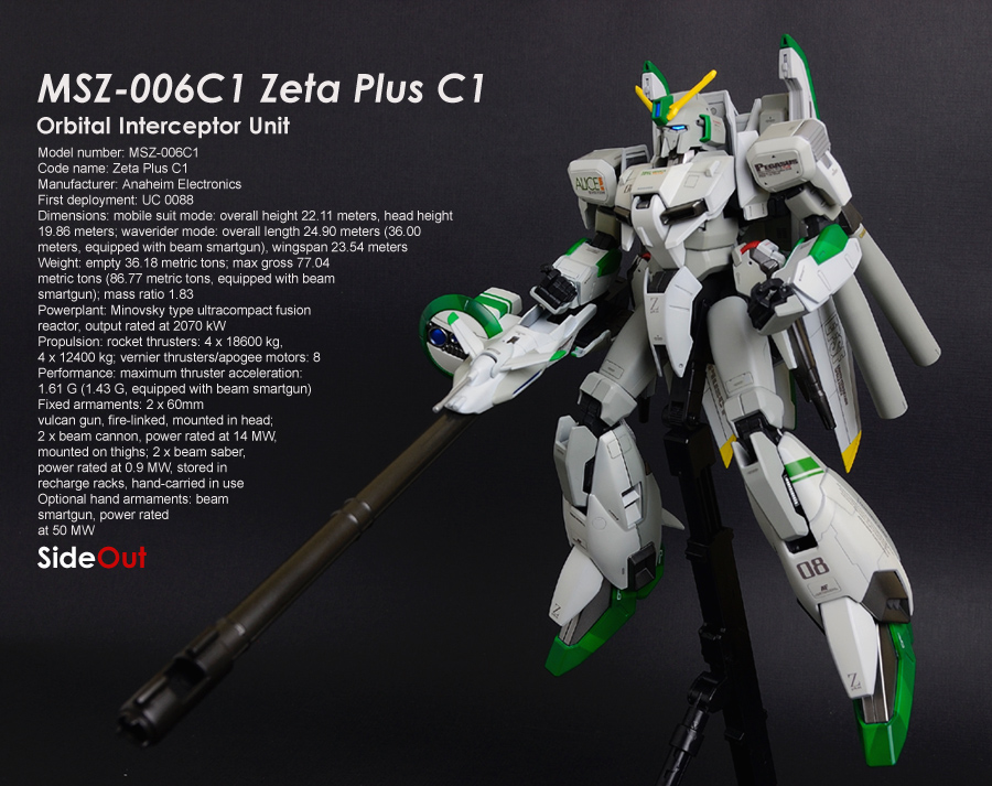 GUNDAM GUY: MG Zeta Plus C1 Real Type - Custom Build