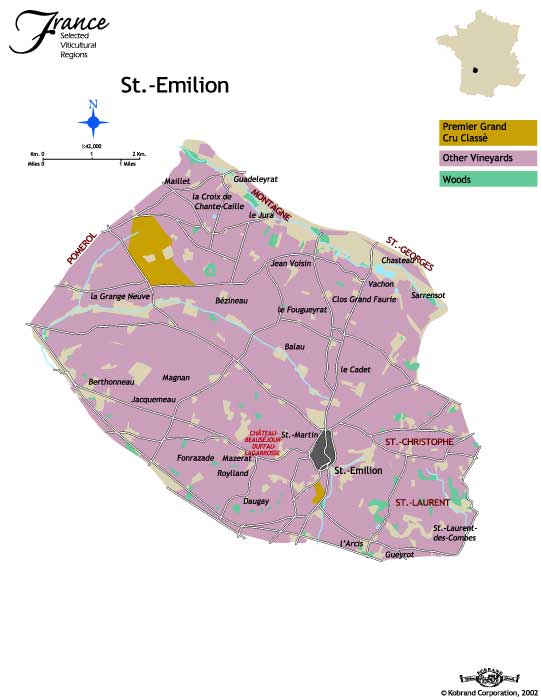 Wine -- Mise en abyme: The St. Emilion wine region