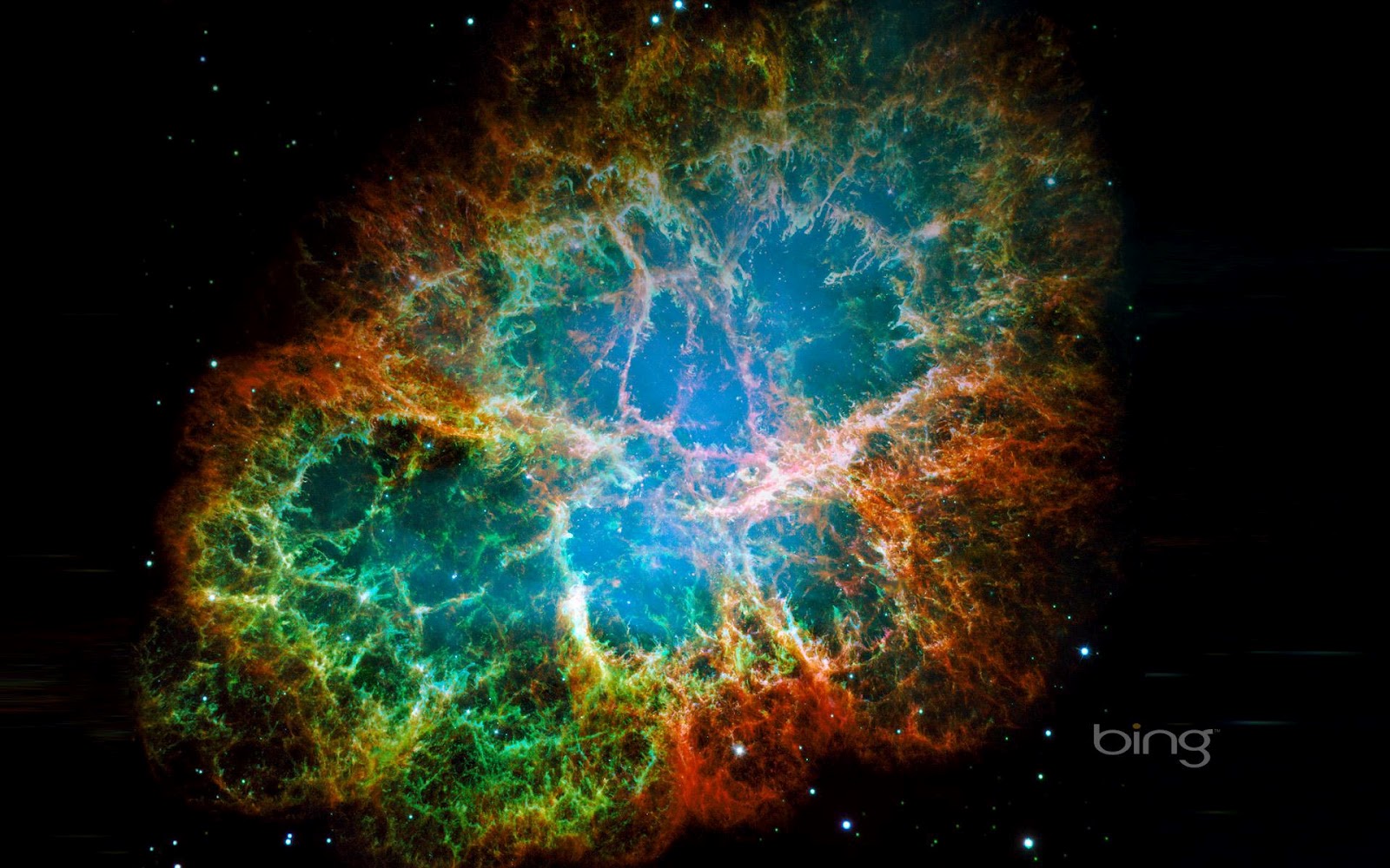 Crab Nebula (© STScI/NASA/Corbis) Photo HD - Bing Wallpaper Collection