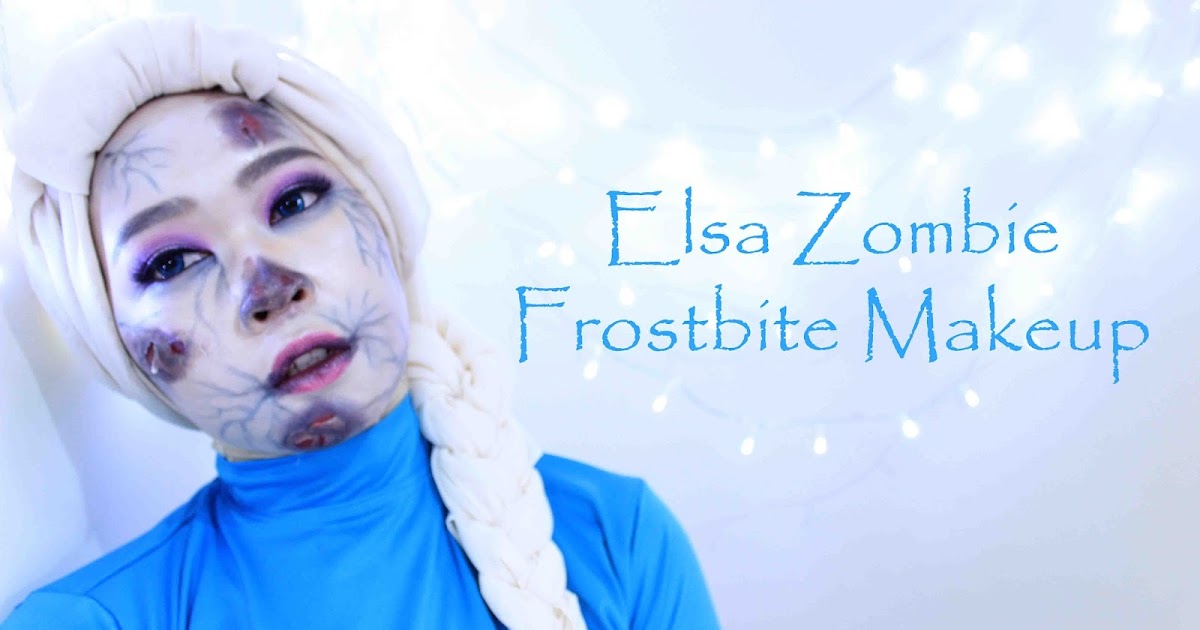 Disney Princess Zombie Halloween Make Up Collaboration - Queen Elsa ...