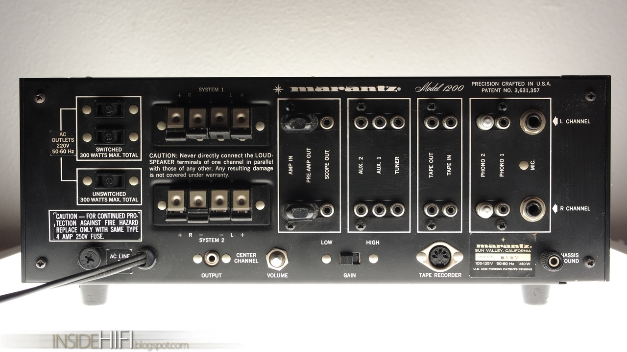 Inside Hi-Fi: Marantz 1200