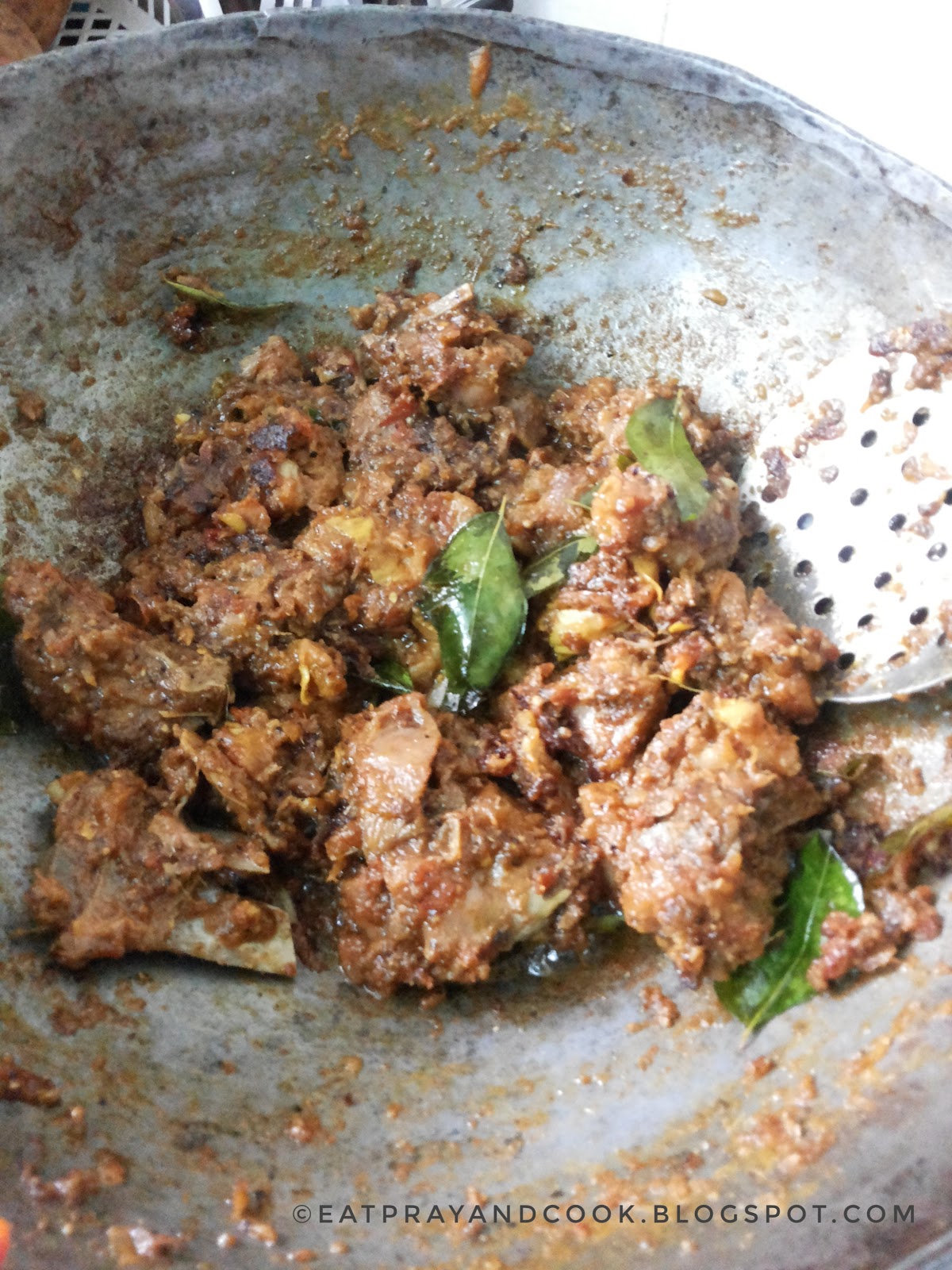 Eat Pray and Cook: Mutton Sukka / Mutton Dry Roast