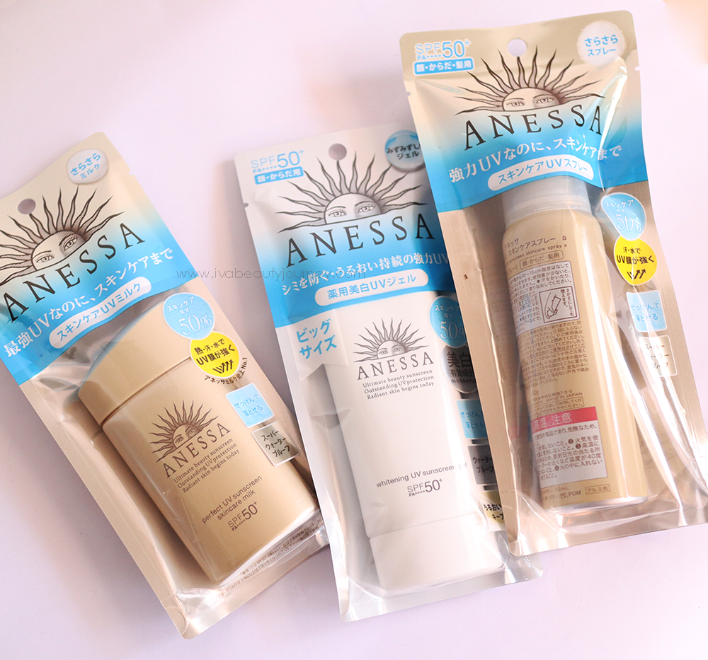 ANESSA SUNSCREEN REVIEW : SUNSCREEN DENGAN KANDUNGAN SKINCARE | iva's ...