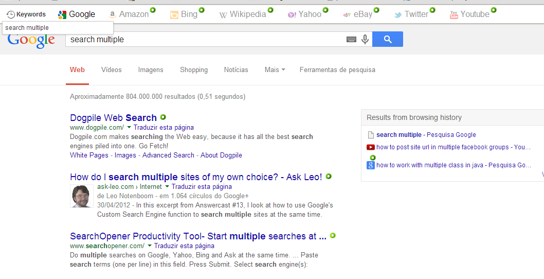 How to Search "terms" in Multiple (More) Search Engine ~ Computer Tech ...