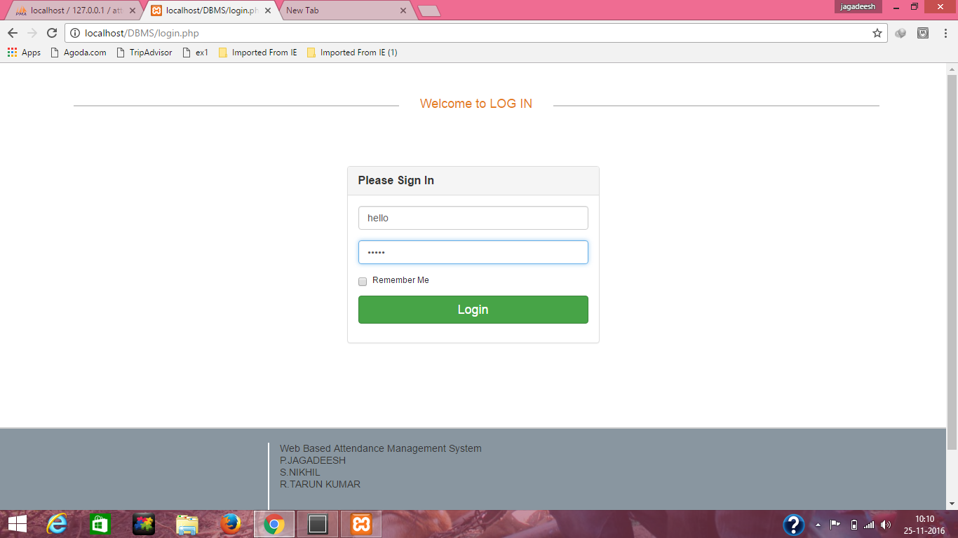 Last Minute: Attendance Management System - DOWNLOAD LINK
