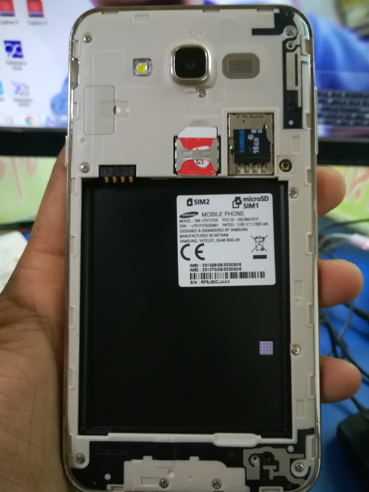 Samsung SM-J701f 7.0 CERT File IMEI Problem Fix Tested Read By Z3X Box ...