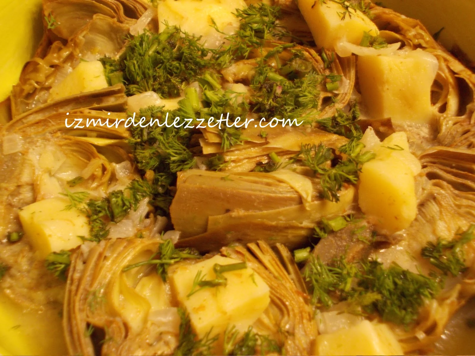 Zeytinyağlı Enginar | İzmirdenlezzetler