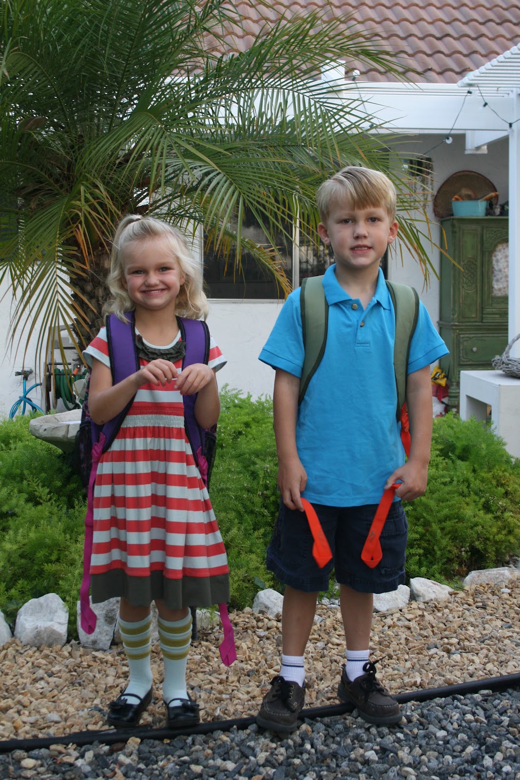 The Starnes Family: First Day - Kindergarten, 1st Grade & 6th Grade