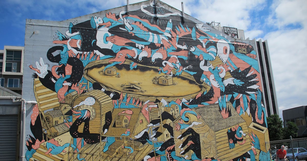 Knarf x Eno 新作ミューラル In ニュープリマス（ニュージーランド）