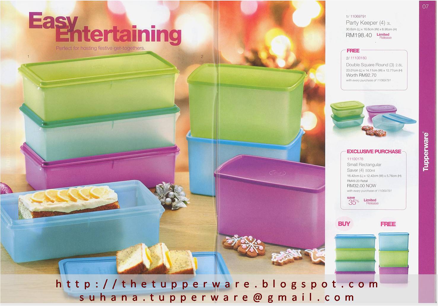 Tupperware Brands Malaysia Online | Catalogue | Collection | Business ...
