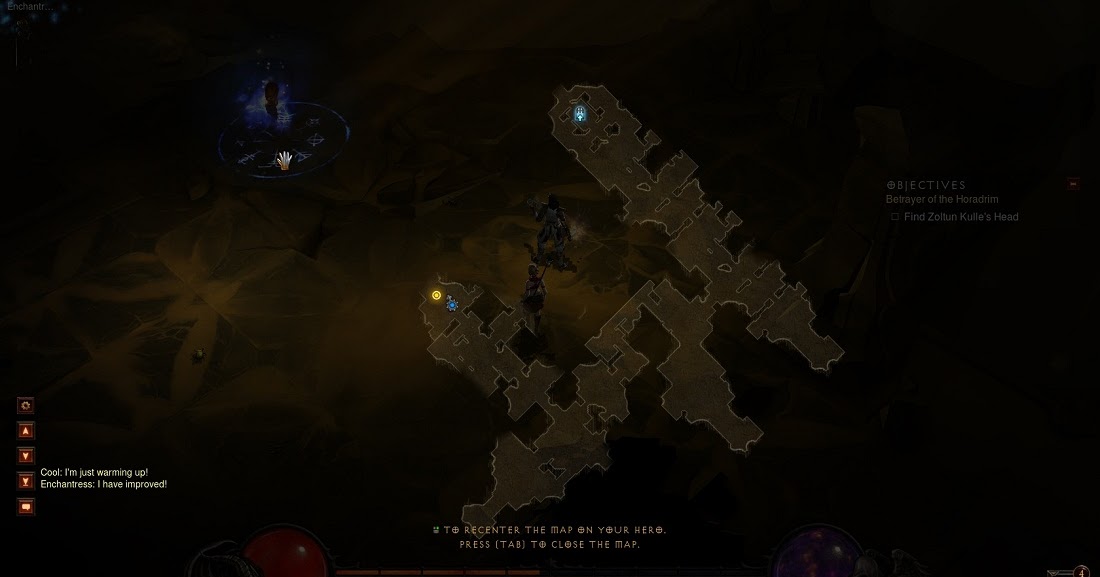 Zoltun Kulle's head location in the Forgotten Ruins - Diablo Guides