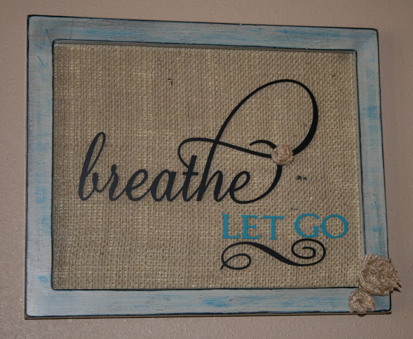 Redefining C: Burlap backed Breathe frame