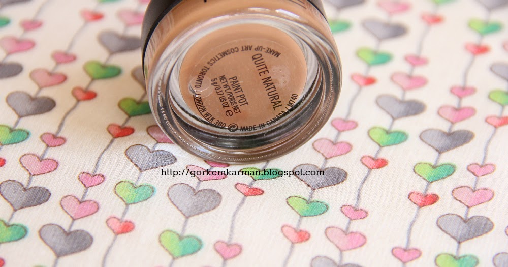 MAC Quite Natural Paint Pot | Görkem Karman Abat