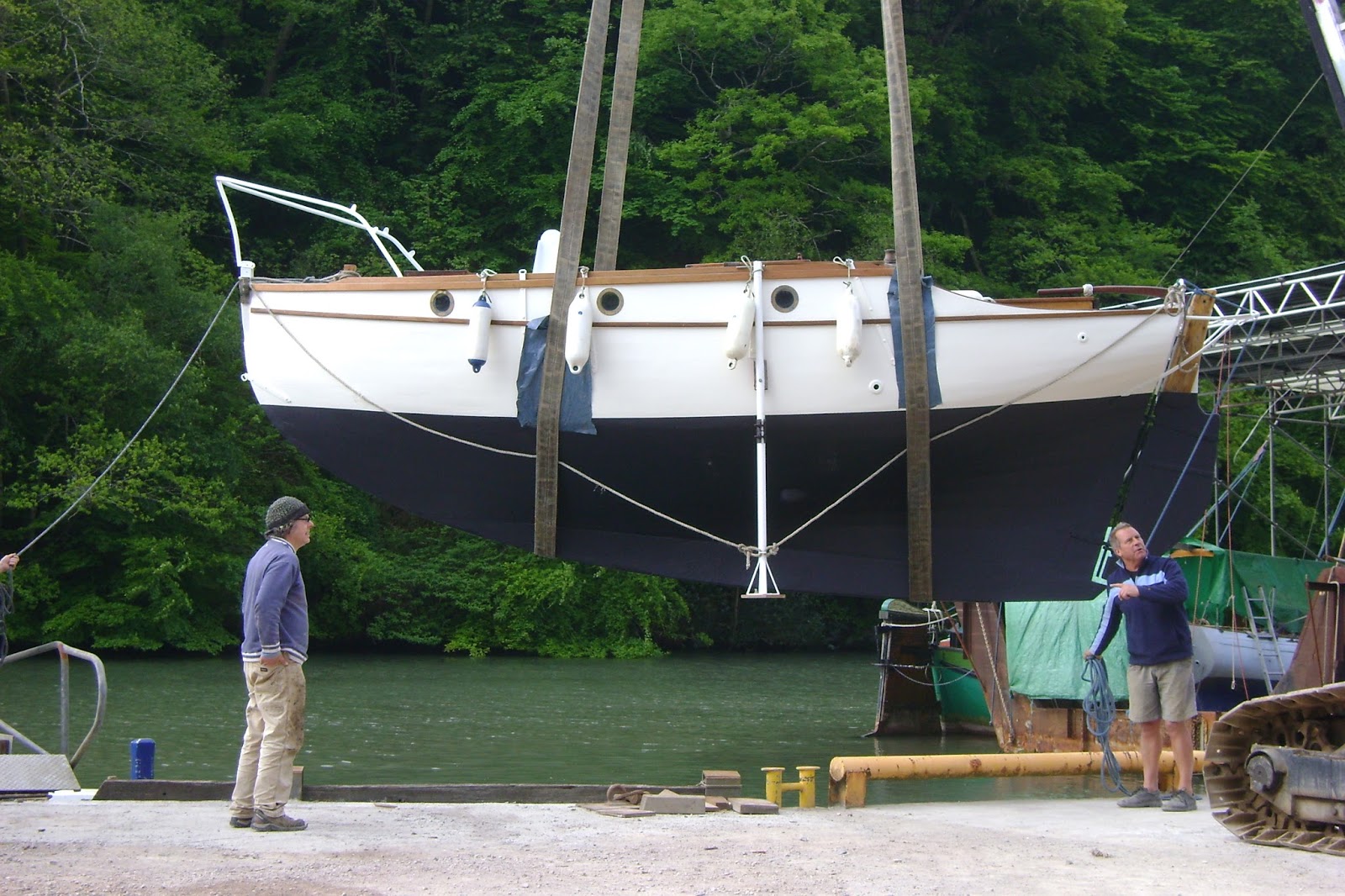 Marc'sBoats: Zephon our Harrison Butler Z4 ton yacht was launched in May