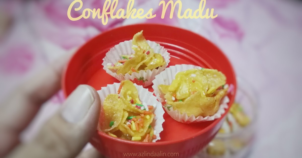KUIH RAYA CORNFLAKES MADU RESIPI MUDAH |Bicara Mummy Azlinda Alin