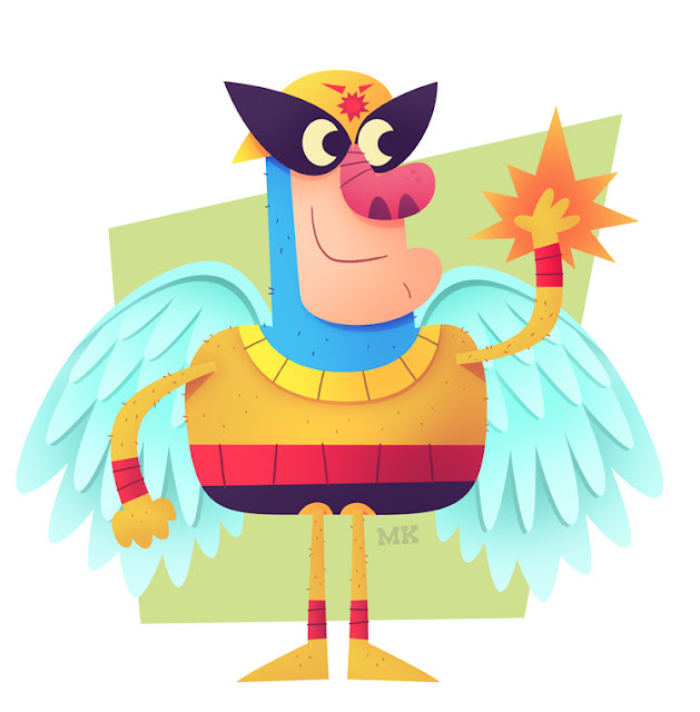 The Art of Matt Kaufenberg: Harvey Birdman