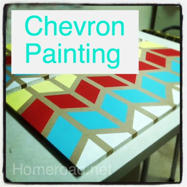 How to Paint a Chevron Pattern