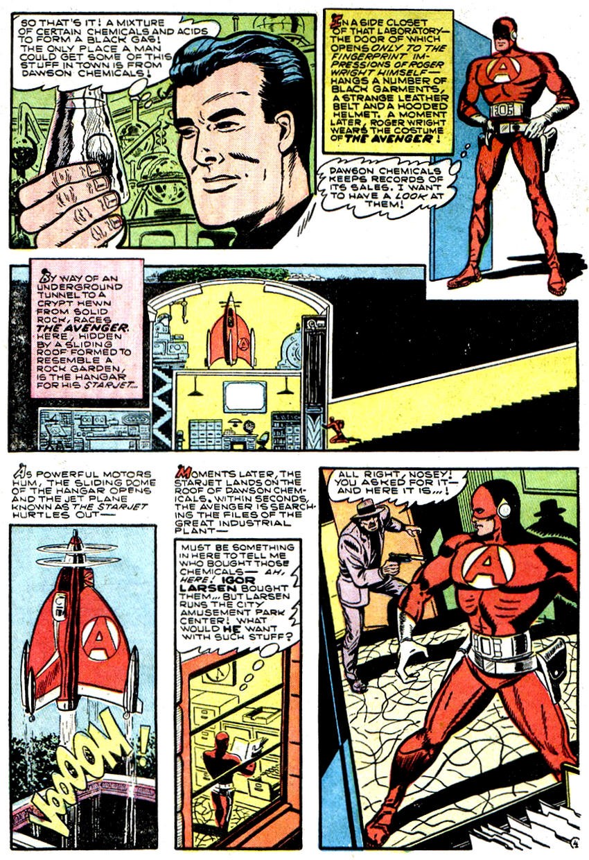 Pappy's Golden Age Comics Blogzine: Number 1365: Big red guy fights Reds