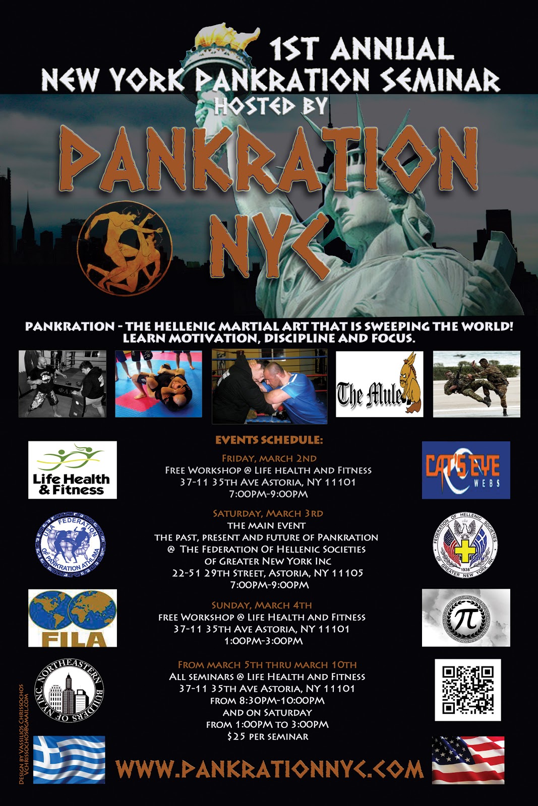 Hellenic American Center of the Arts: Pankration Martial Art brought to ...