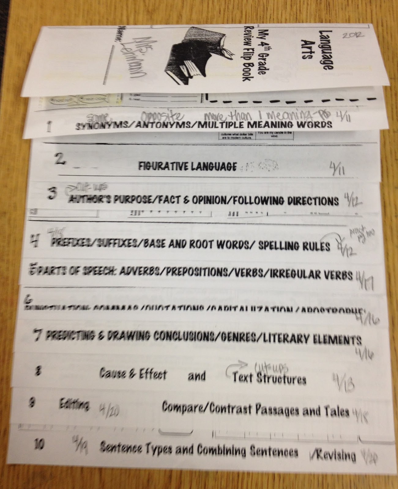 Working 4 the Classroom: “Flipping” for a Year End Review!