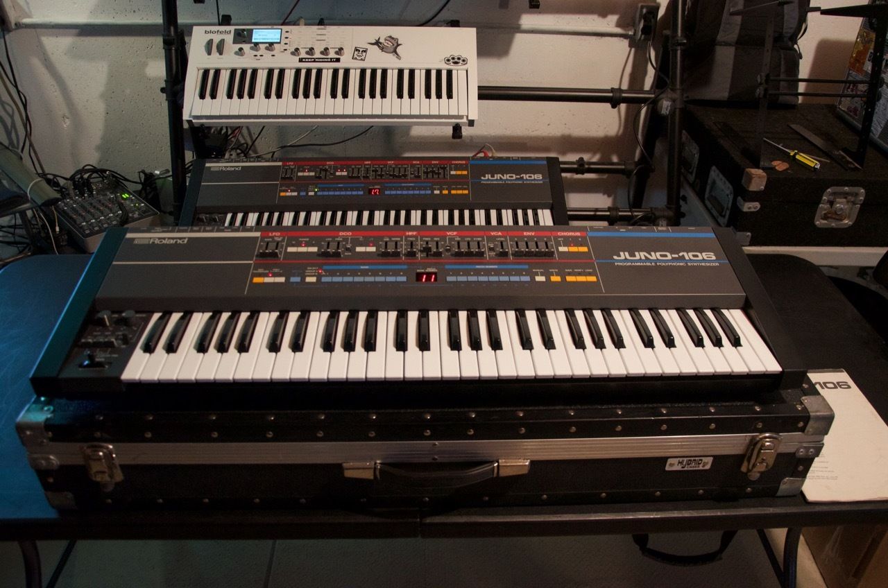 MATRIXSYNTH: Vintage Roland Juno 106 Analog Synthesizer serviced by ...
