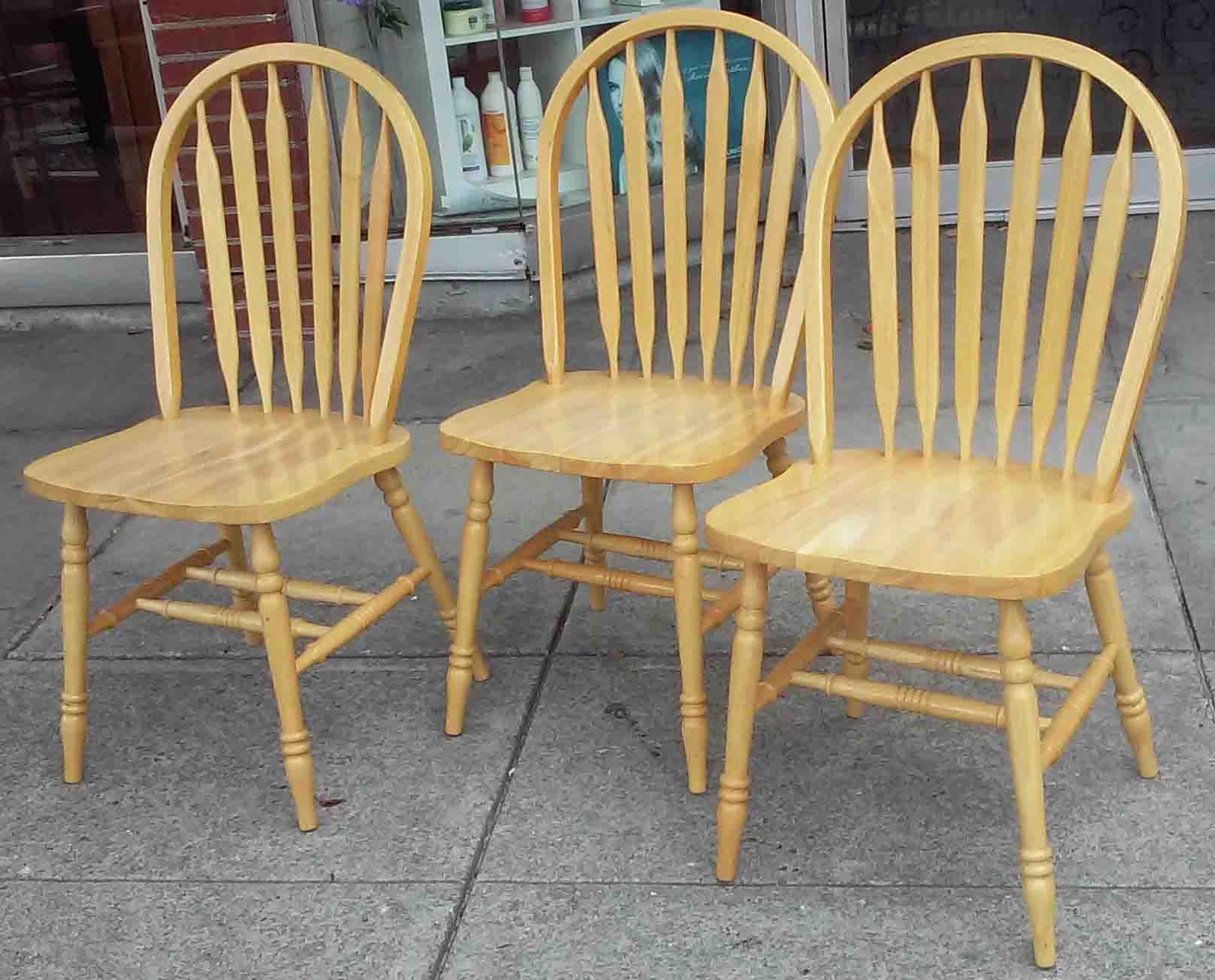 UHURU FURNITURE & COLLECTIBLES: SOLD Arrow Back Windsor Chairs - $70 ...
