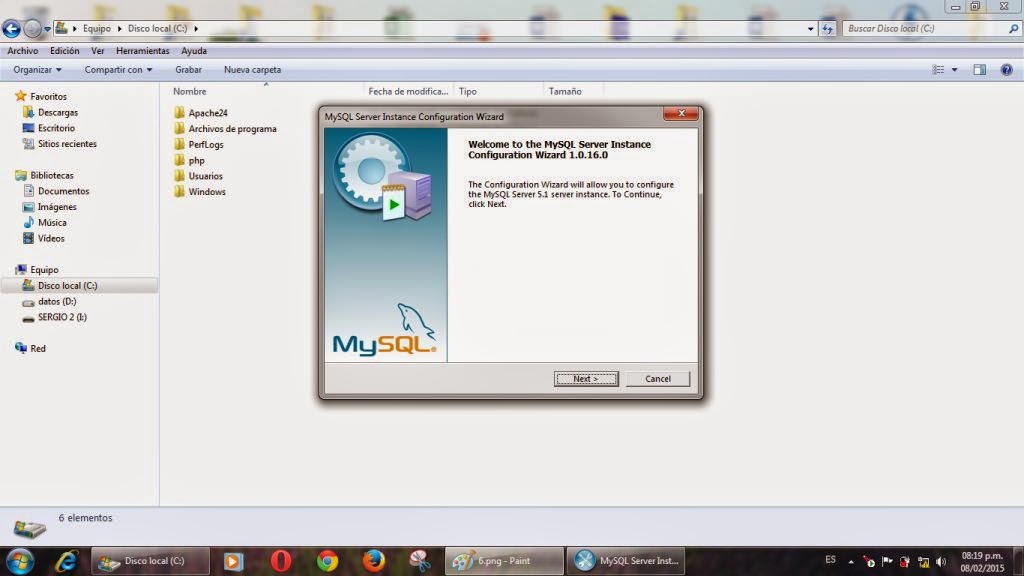 Desarrollo Web: Instalación de MySQL y configuración con PHP