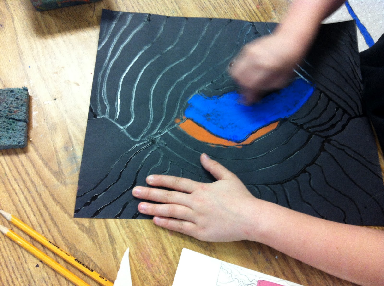 ChumleyScobey Art Room: 3rd Grade: Ted Harrison Landscape with Chalk ...