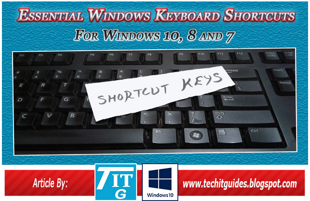 12 New Essential Windows 10 Keyboard Shortcuts and 32 Old