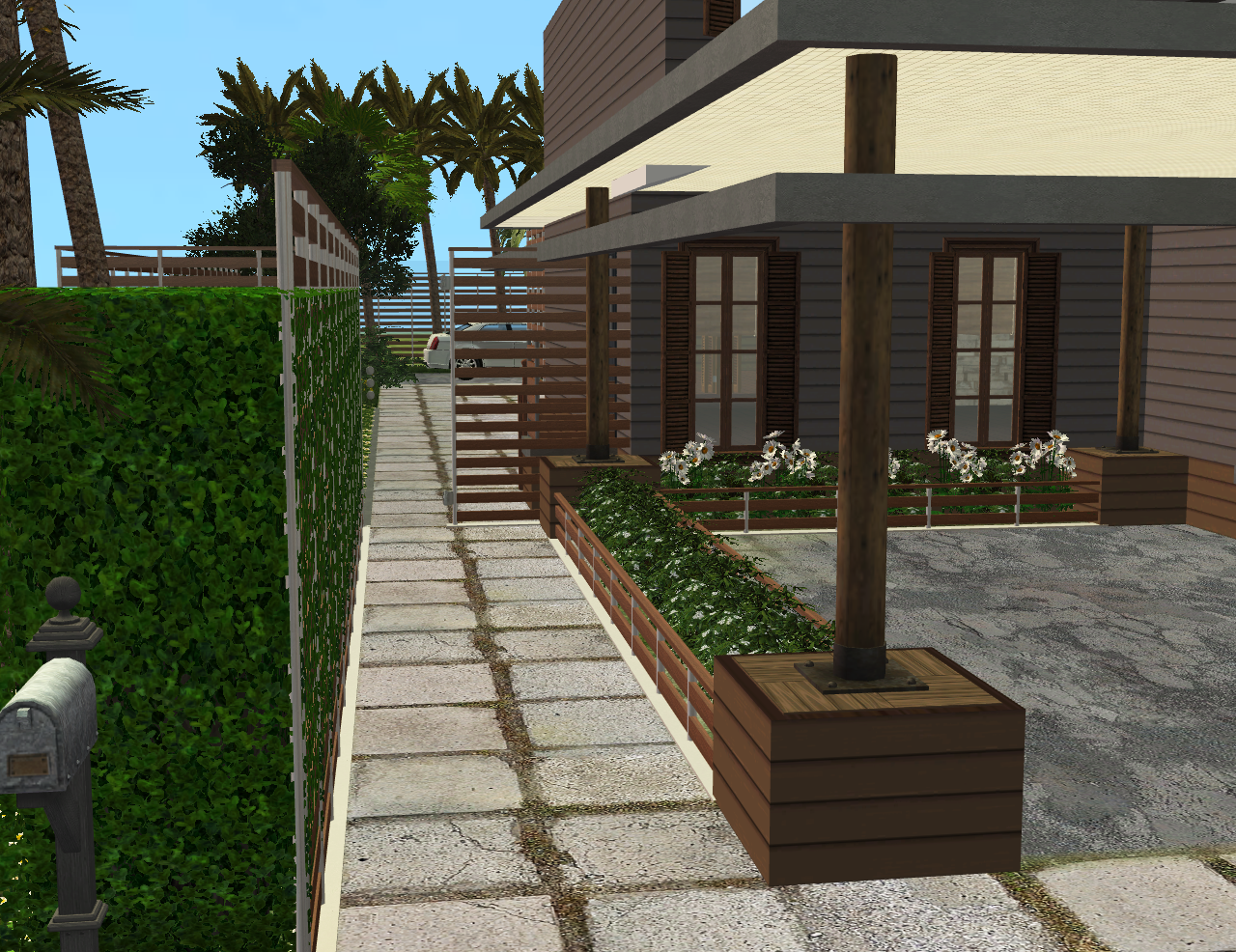 Sims 2 Lot (Landscaped) *Contemp-Modern Style - Sims 2 əbˈseSHən/