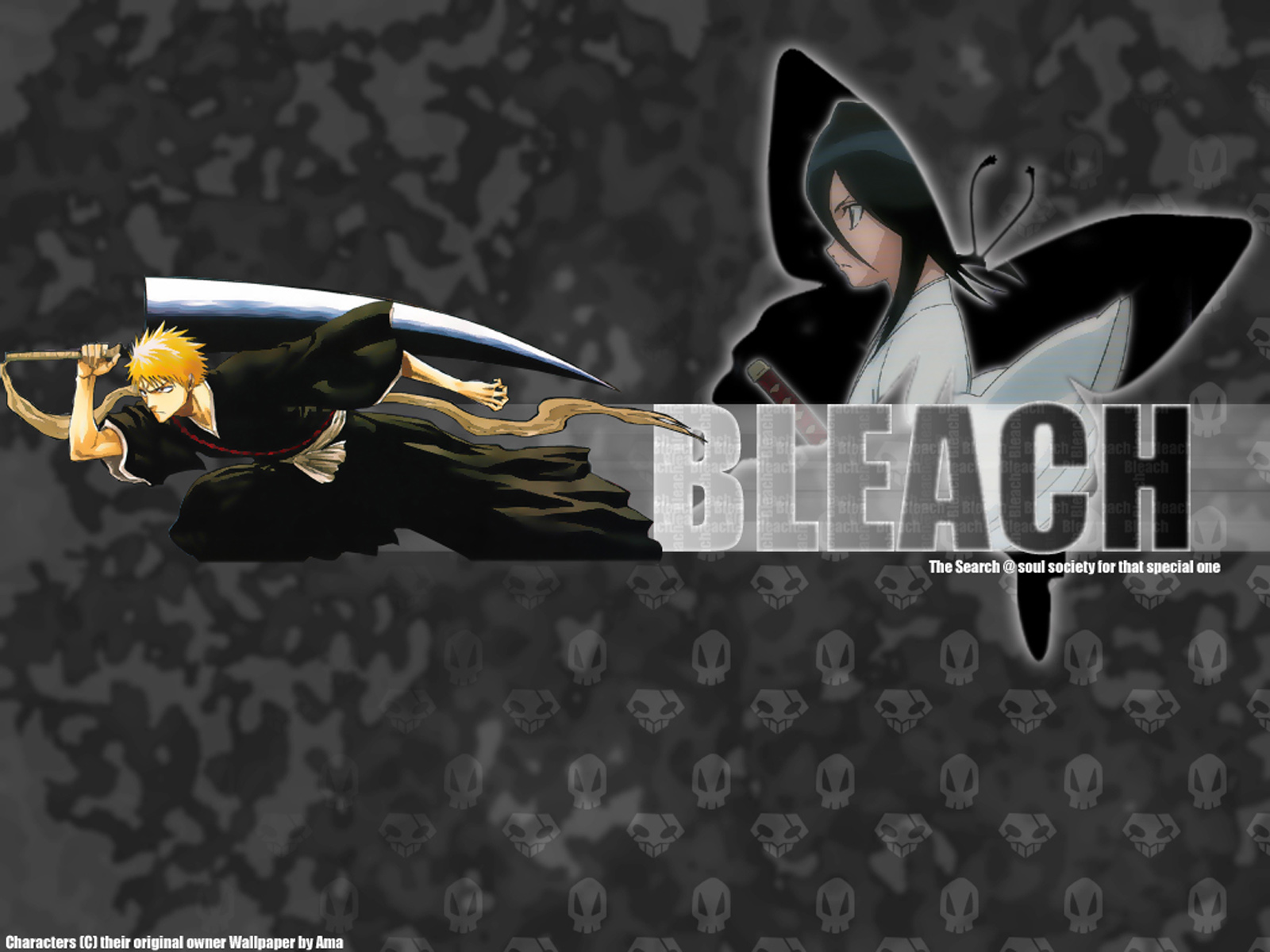 Blaech Slash Ichigo Wallpaper