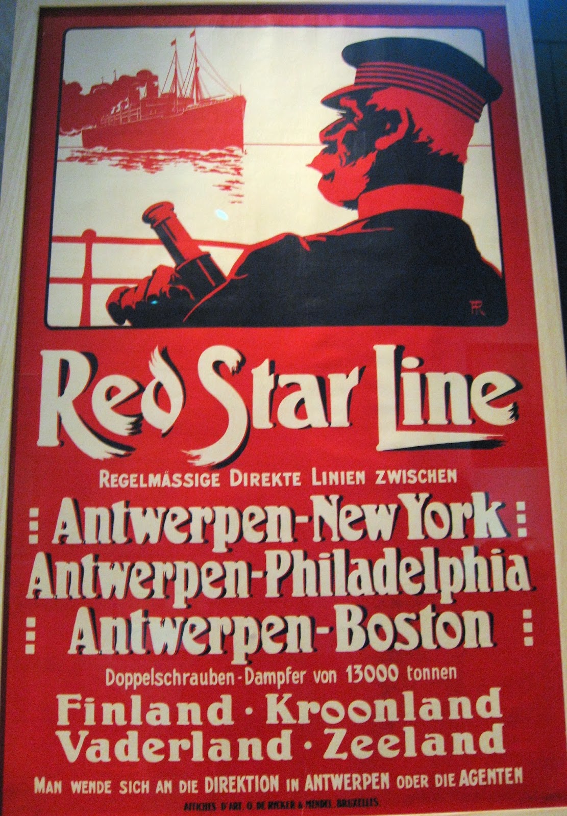 Vera's-trips-en-tips: Mee met de Red Star Line