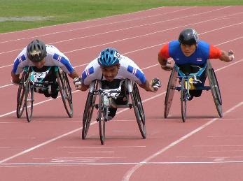 wheelchair: Wheelchair racing