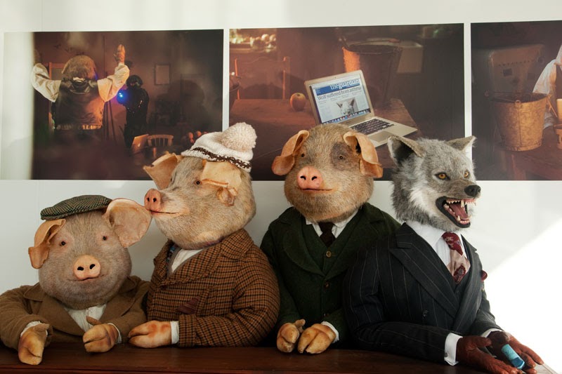 Fresh eyes on London: Breaking News - Three Little Pigs Arrested