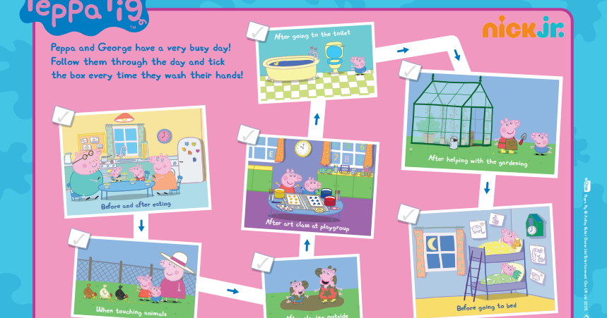NickALive!: Learn to Wash Your Hands with Peppa Pig | #KidsTogether ...