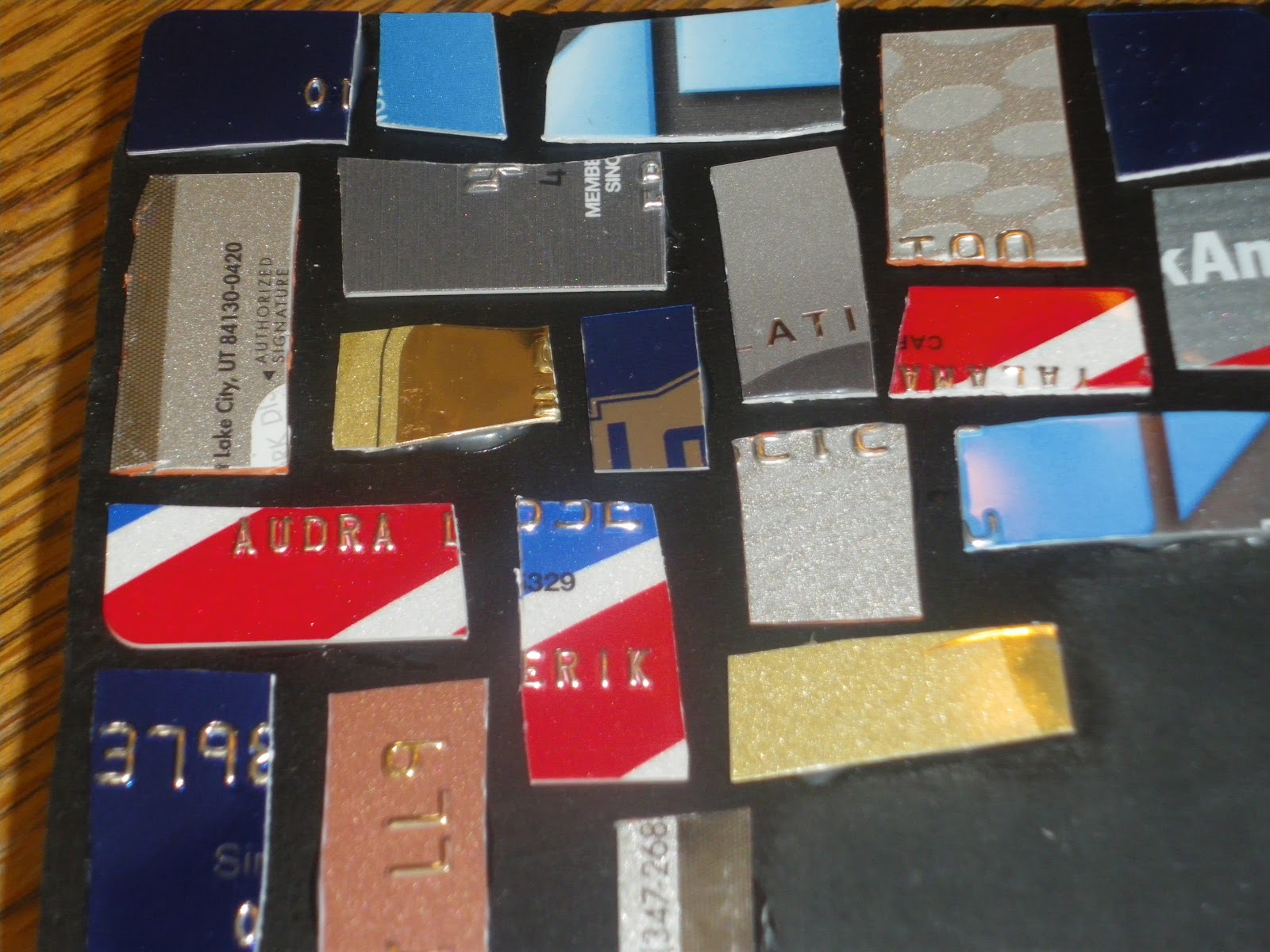 Dave Ramsey Inspired Credit Card Chalkboard