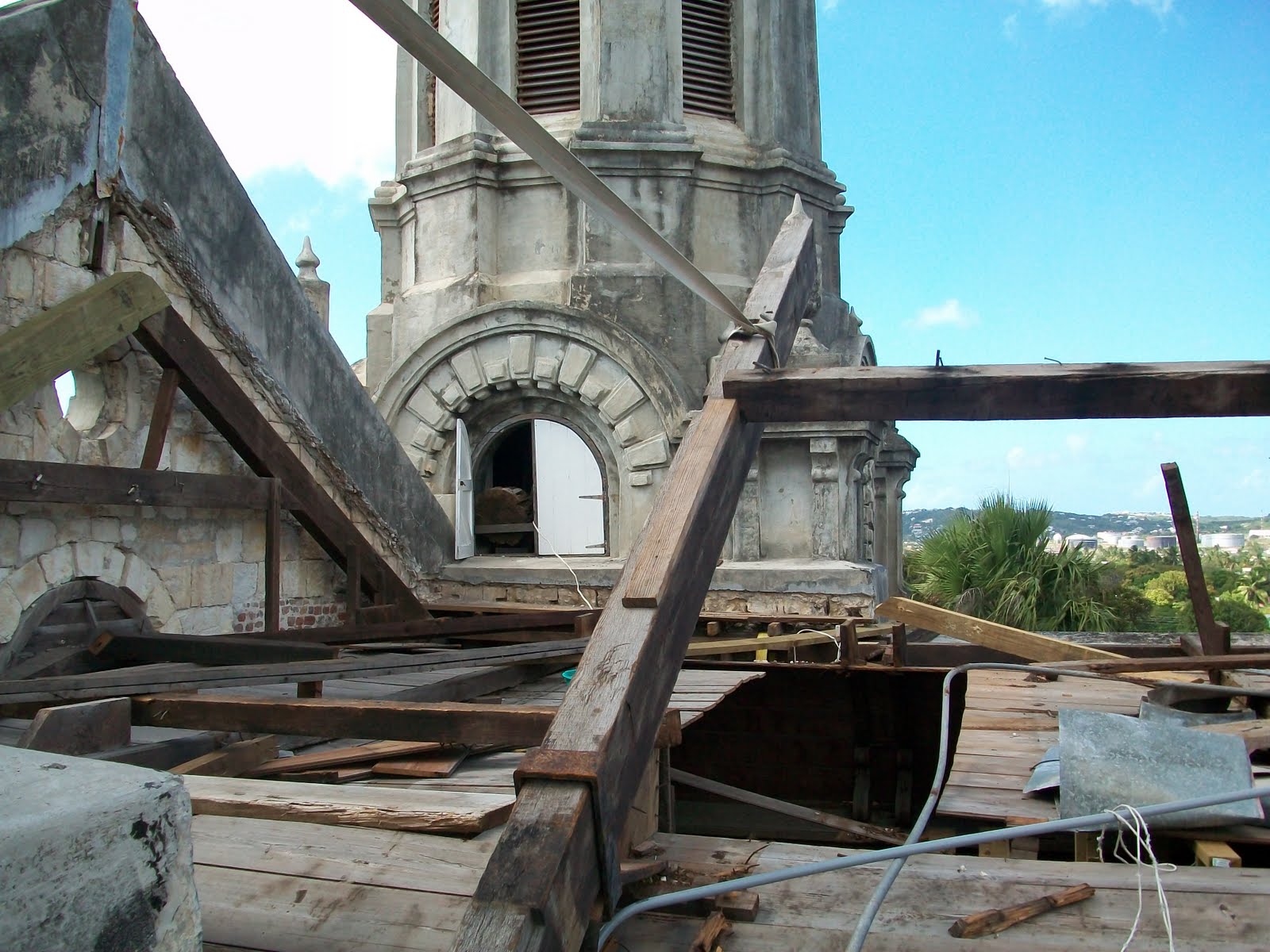 The Restoration of St. John's Cathedral: Roof Truss Beam Replacement
