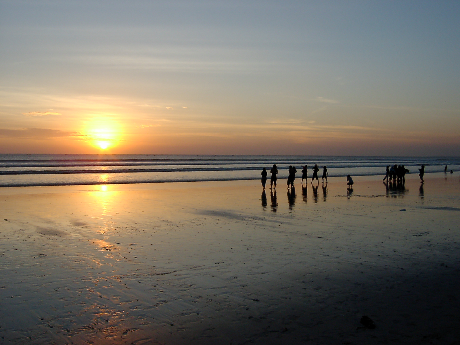Amazing Sunset at Kuta Beach Bali