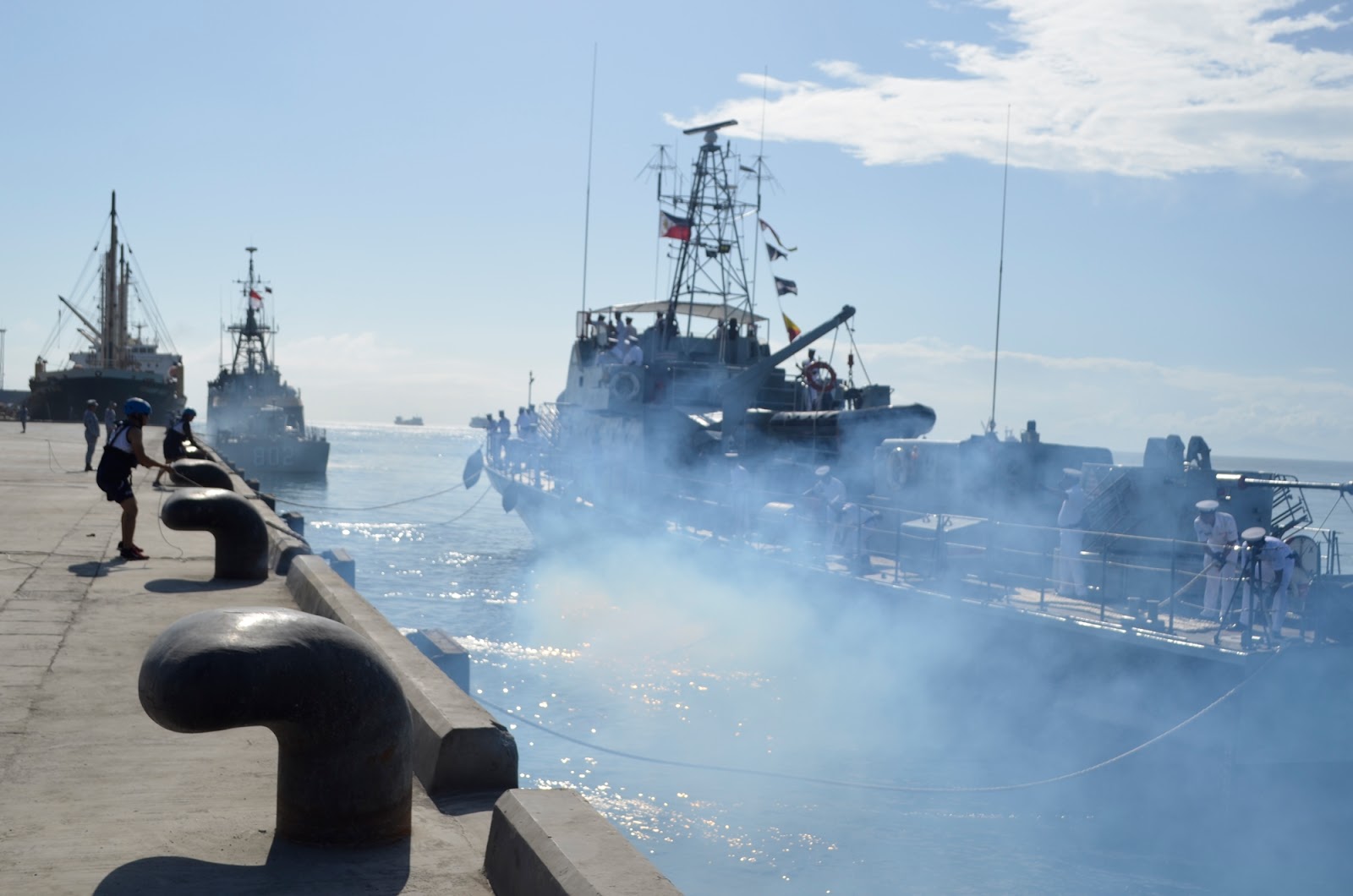 MINDANAO PAGADIAN FRONTLINE: Indonesian and Malaysian Navy Ships arrive ...