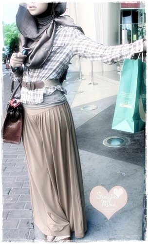 Model busana muslim untuk remaja trendy tahun 2014