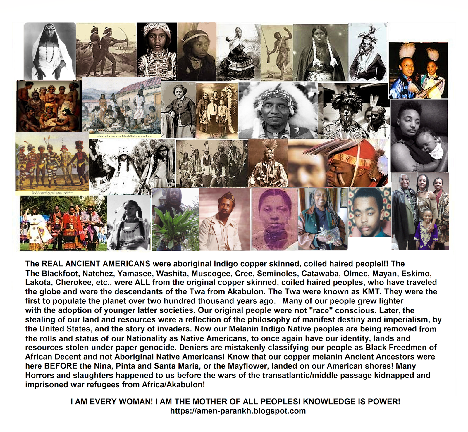 Nuta's Ankh: First Native Americans Were Indigo Aborigines From Akabalon