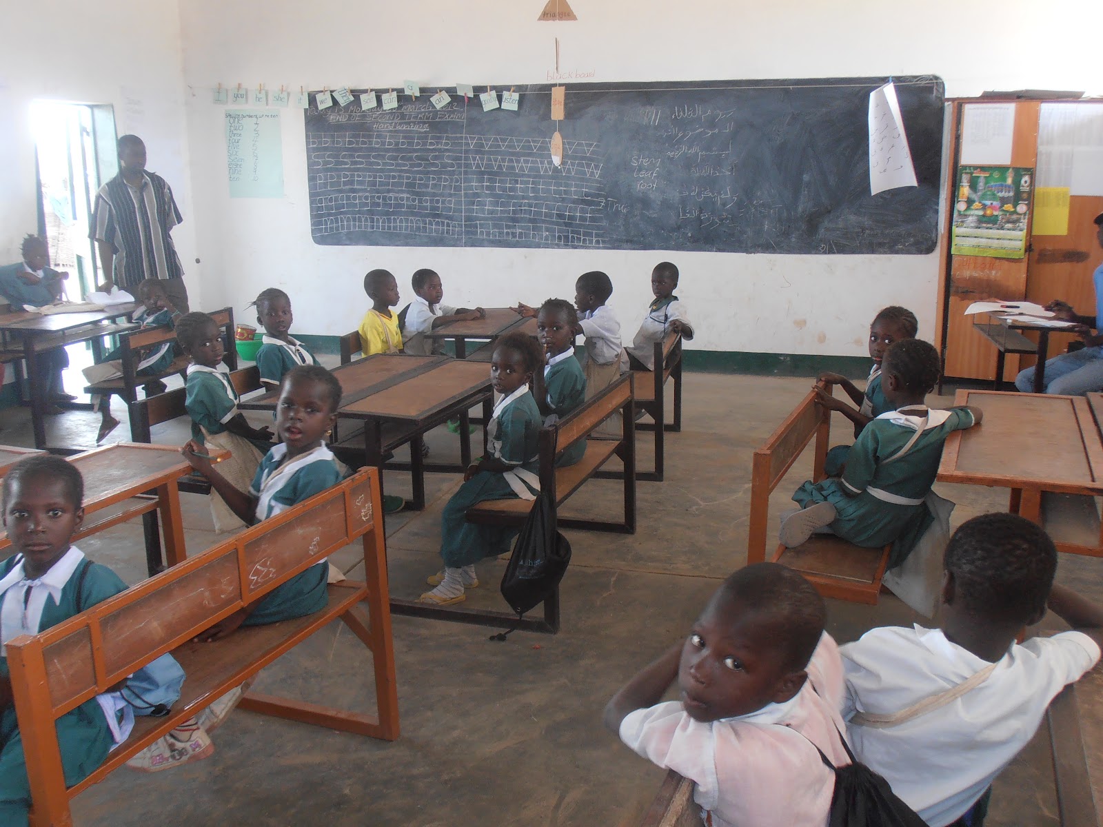 Ellie in the Gambia: Schools... See I work!