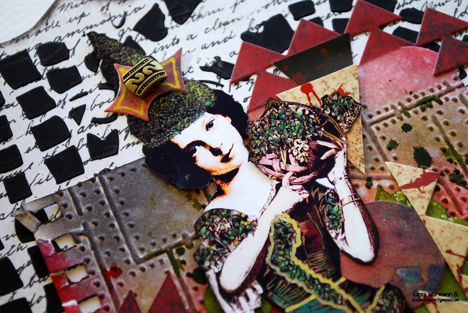 Scraps of Darkness and Scraps of Elegance: Mixed Media Album Cover Tutorial