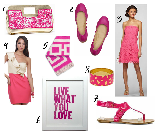 23 Logan: hot pink things