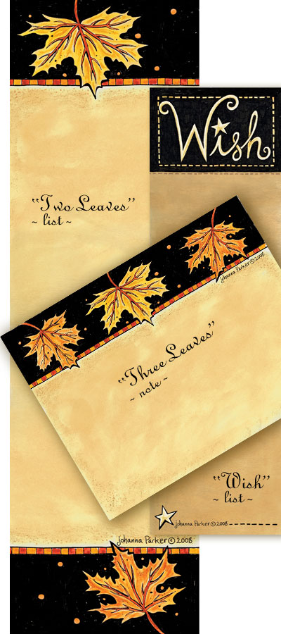 Johanna Parker Design: Notepad Preview...