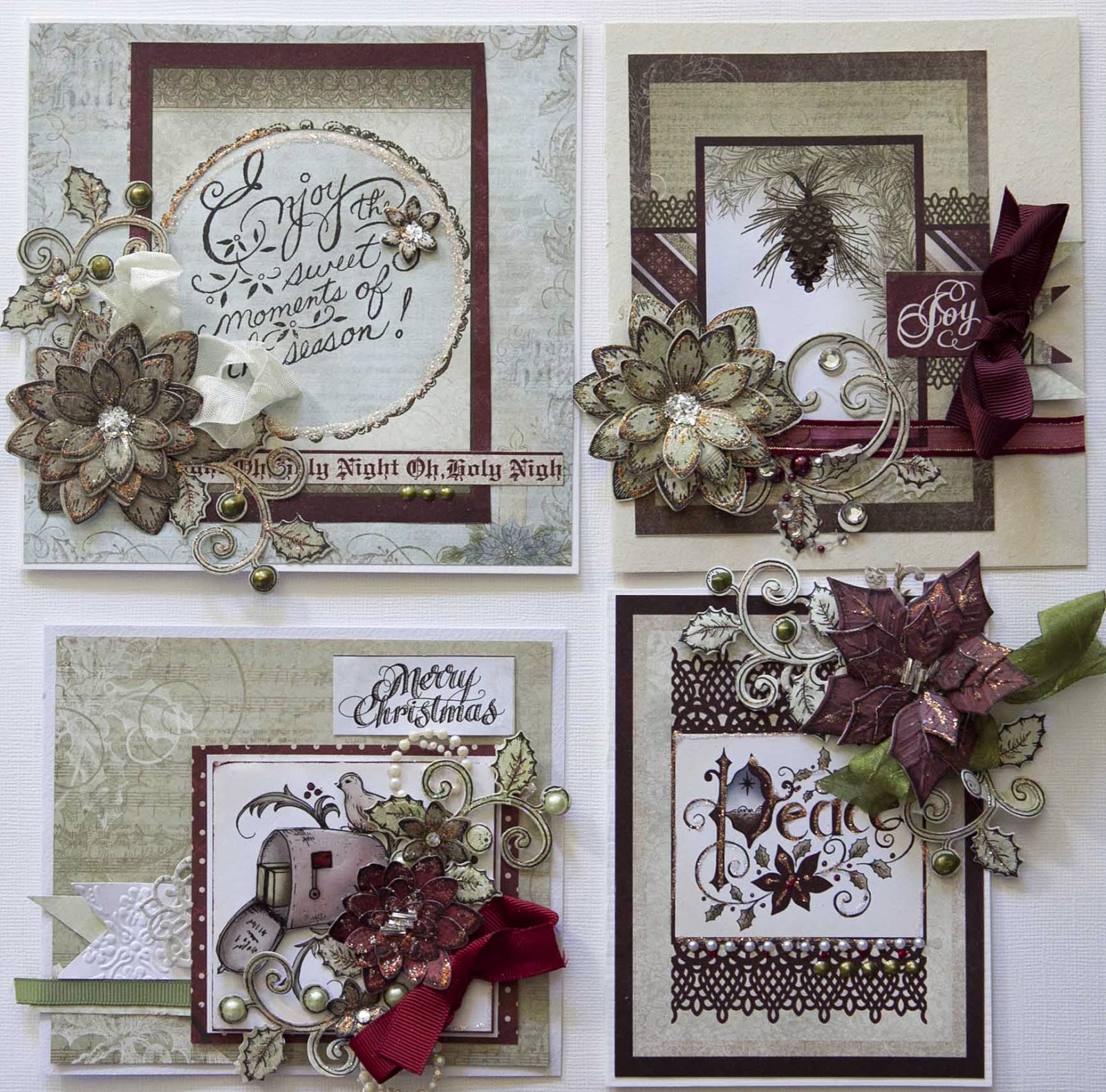 Creative Mayhem: Christmas Cards the Heartfelt Creations Way