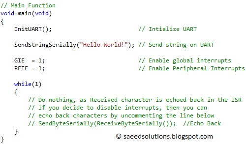 Uart Example Code - netfasr