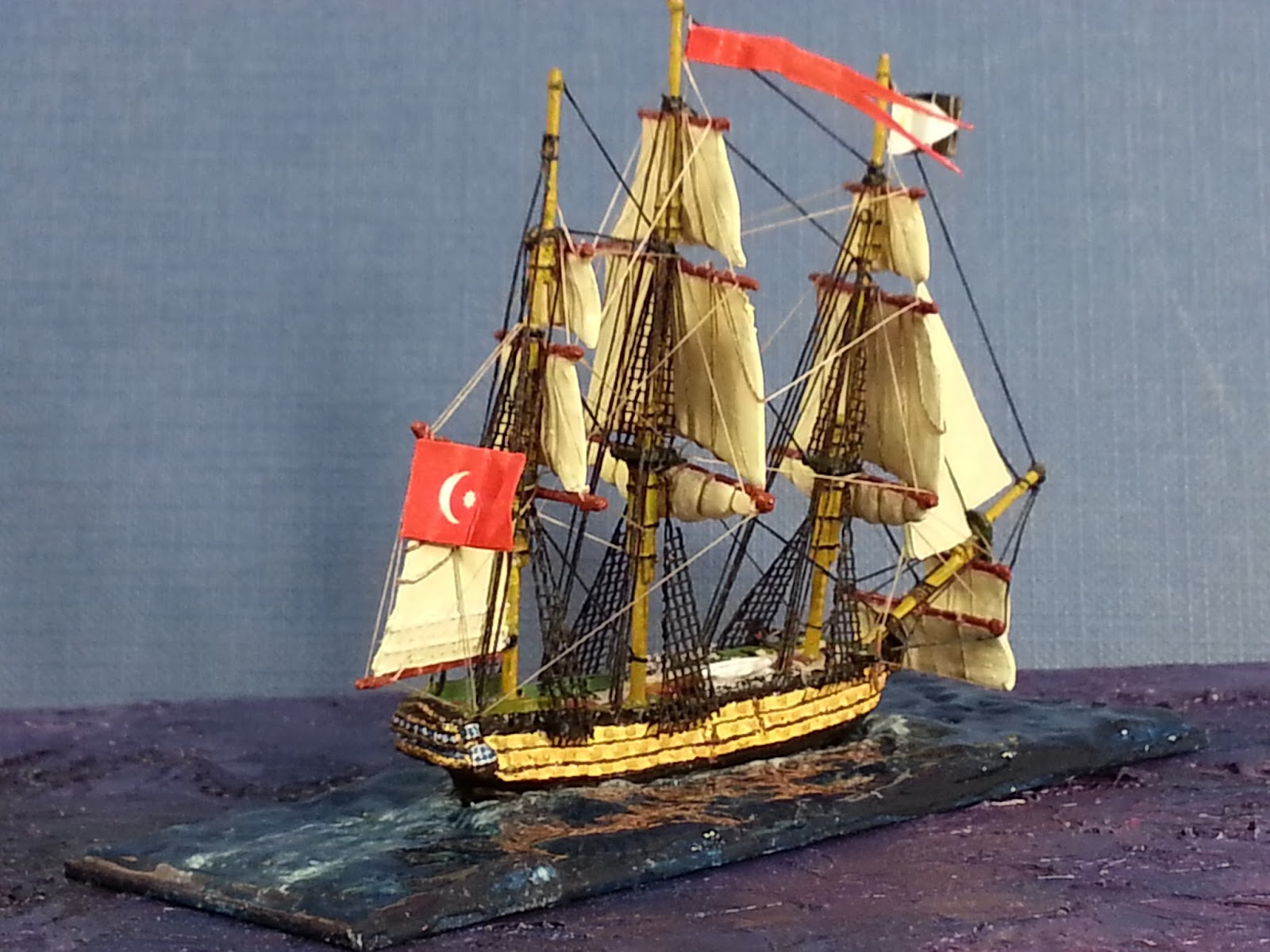 A Miniatures Hobby Room: Navwar Ottoman Empire Selimiye 122 Gun 1st Rate