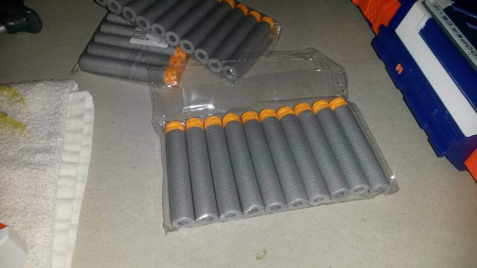 Outback Nerf: Review: Grey "Waffle" Darts